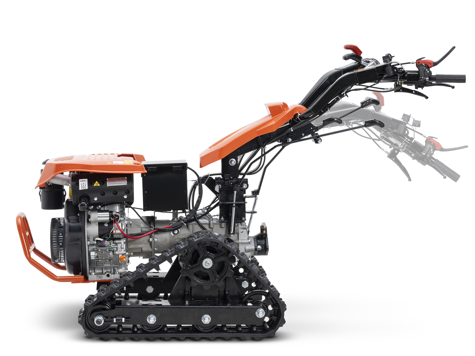 reversible crawler walking tractor kama 420cc