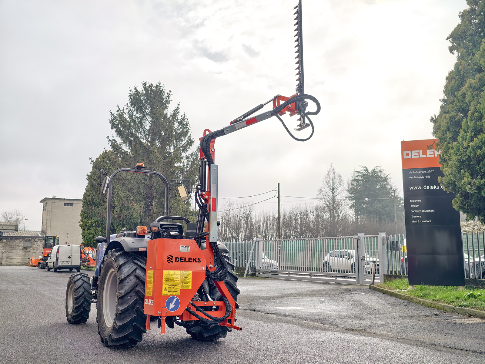 tractor mounted hedge cutter airone