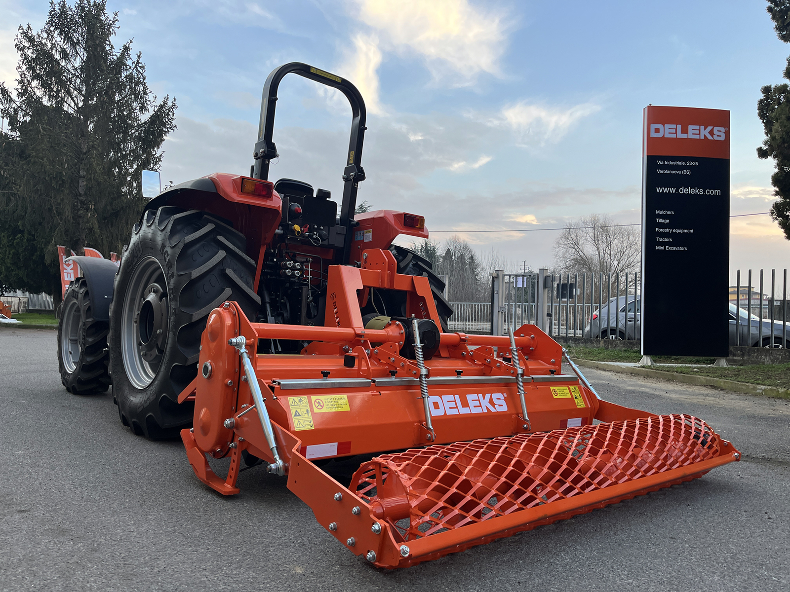 Rotovator série lourde pour tracteur - Largeur de travail: 220cm - mod ...