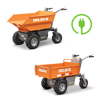 mini dumpers et brouettes électriques à batterie